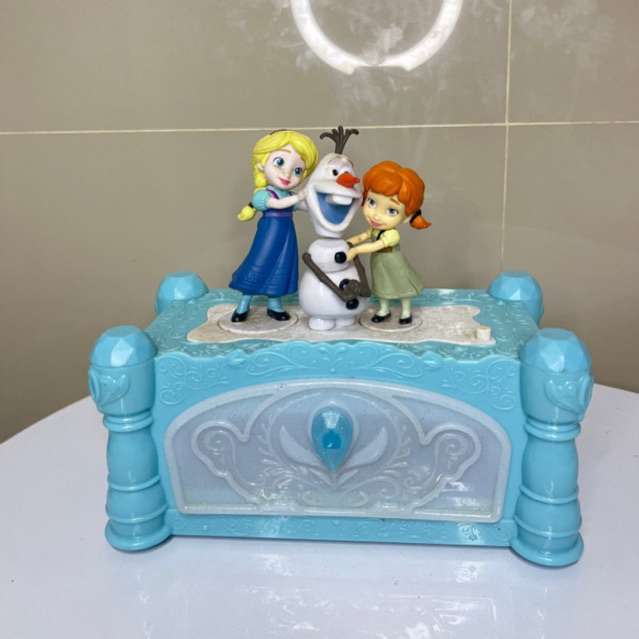 Jual Disney Frozen Musical Jewelry Box Olaf Anna & Elsa Build a Snowman ...