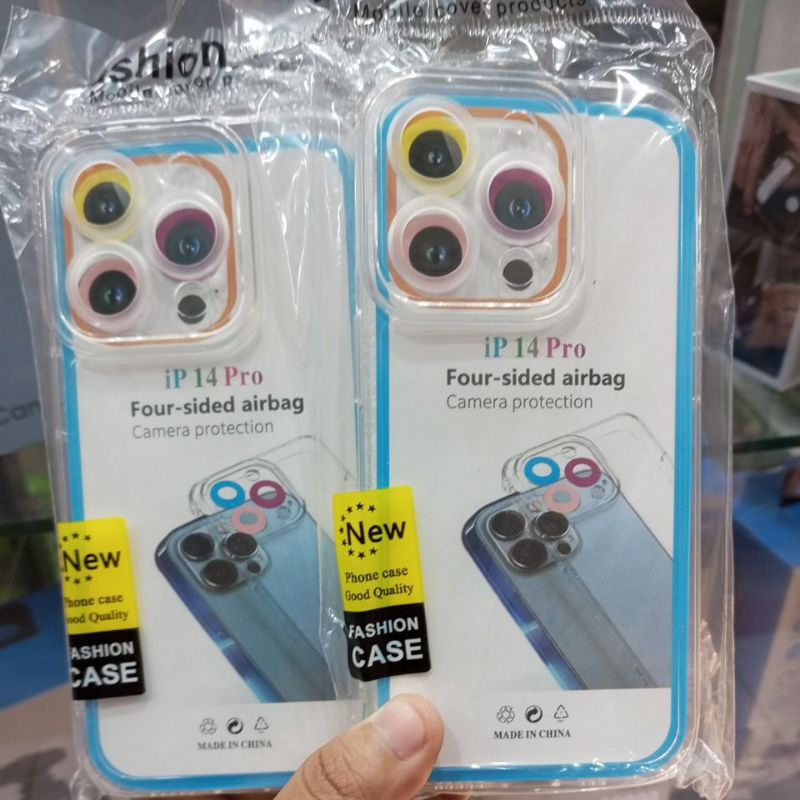 Jual Cace Cassing IPHONE 14 PRO Casing Bening Transparan + Pelindung Camera Tebal ACP | Shopee ...