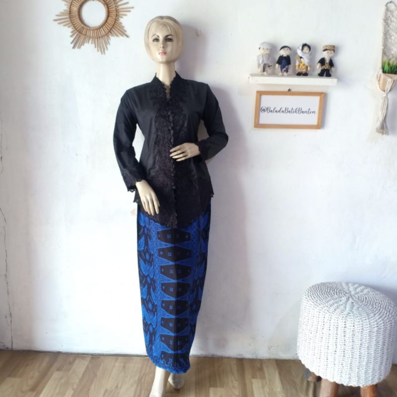 Jual Setelan Kebaya Encim Premium dan Rok Batik Banten Tapak Kebo ...