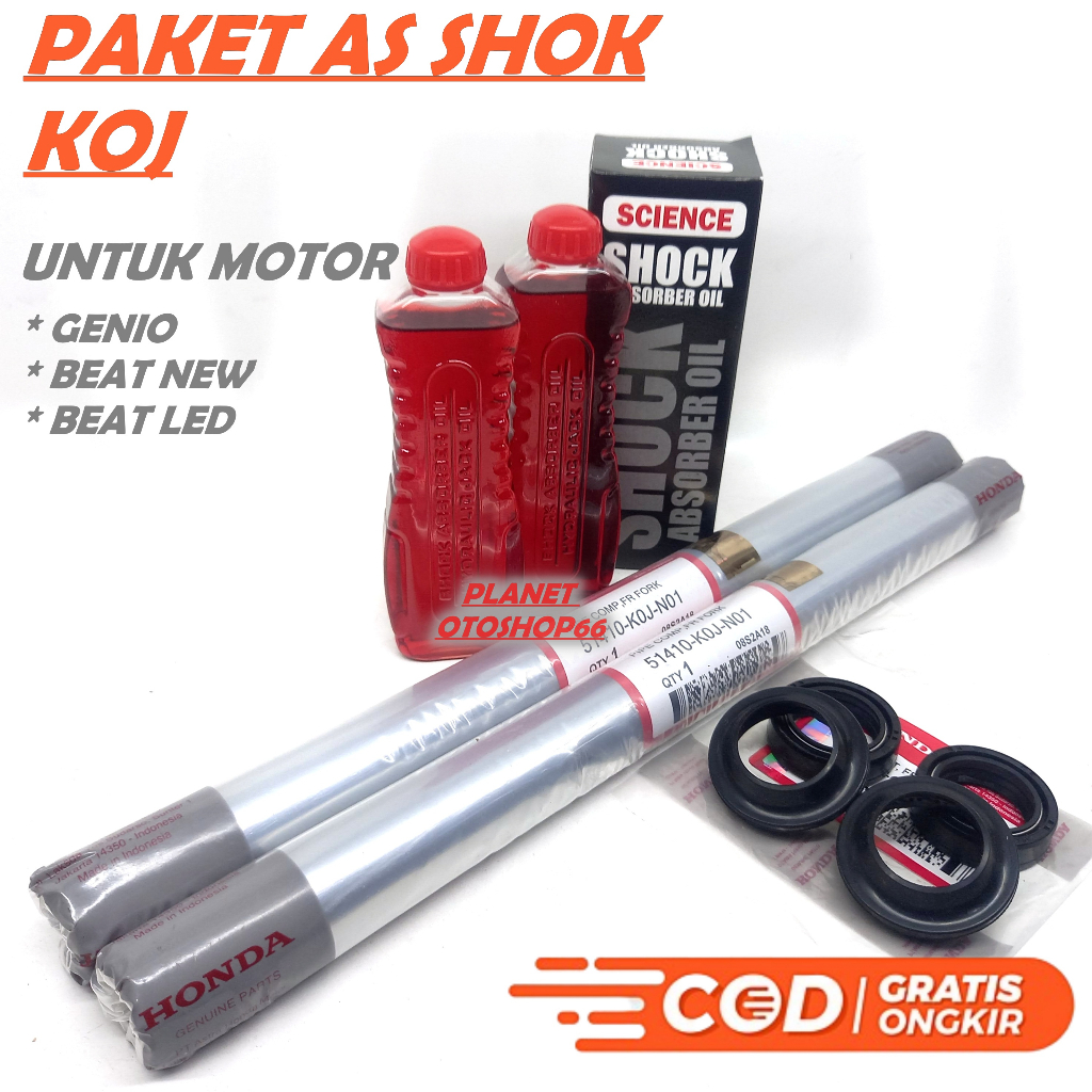 Jual AS SHOCK DEPAN KOJ SET KIRI KANAN (KLIP) GENIO SCOOPY DONAT RING ...