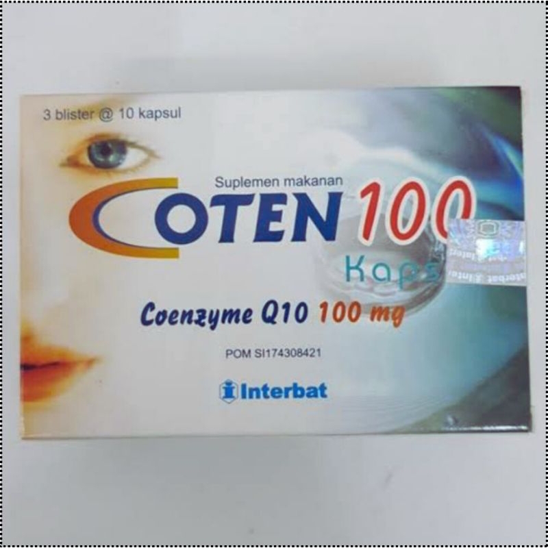 Jual Coten 100 mg box isi 30 kapsul | Shopee Indonesia