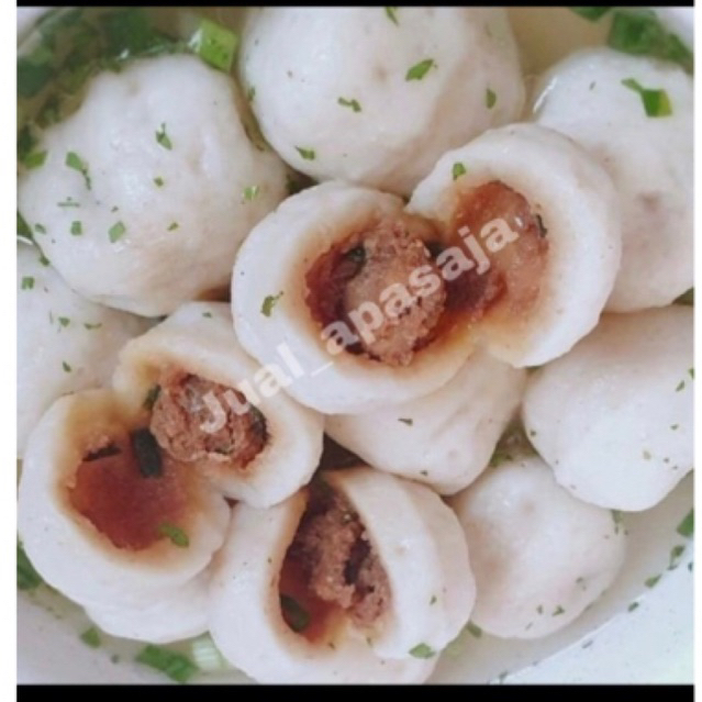 Jual bakso ikan isi babi/hiwan isi/hiwan isi babi/baso ikan enak kenyal ...