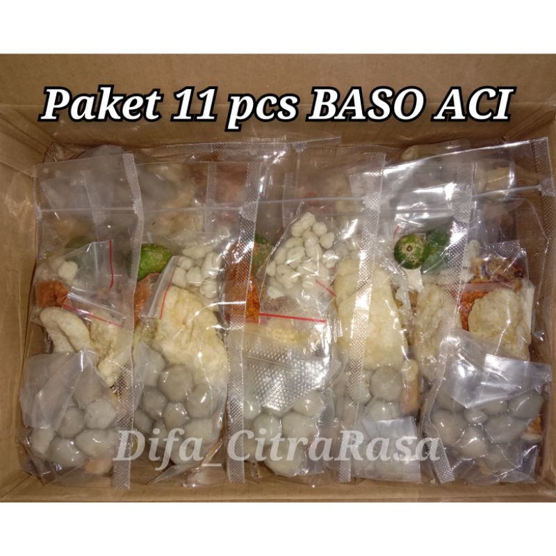 Jual PAKET BASO ACI 11 PCS,paket jualan | Shopee Indonesia