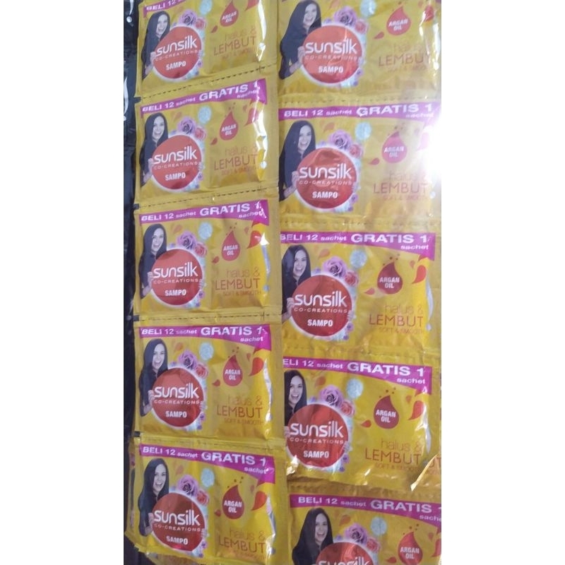 Jual Sampo Sunslik 1 renceng isi 12 pcs | Shopee Indonesia