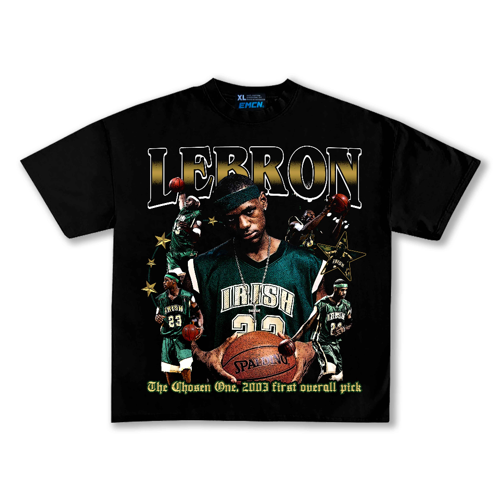 Jual Oversized Tee Lebron James IRISH | Shopee Indonesia