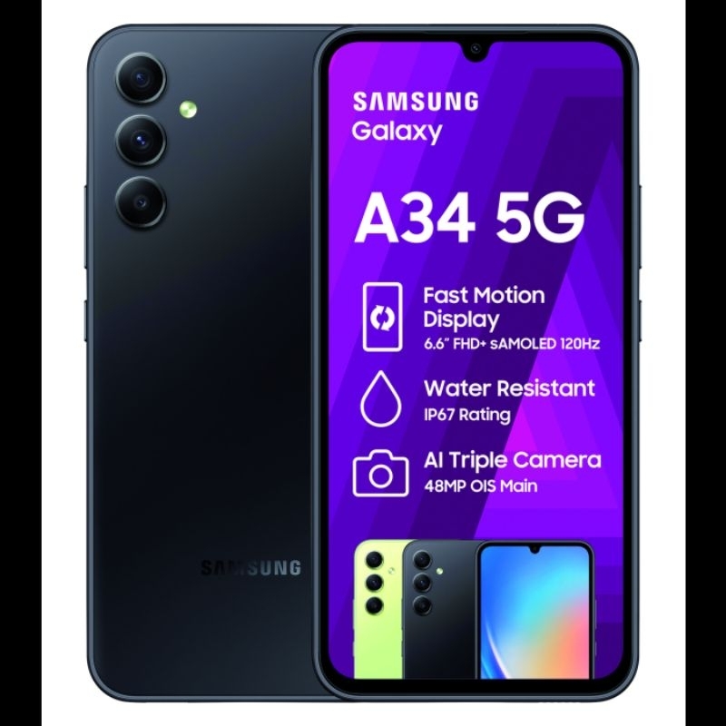 Jual SAMSUNG GALAXY A34 5G 8/128 GB GARANSI RESMI | Shopee Indonesia