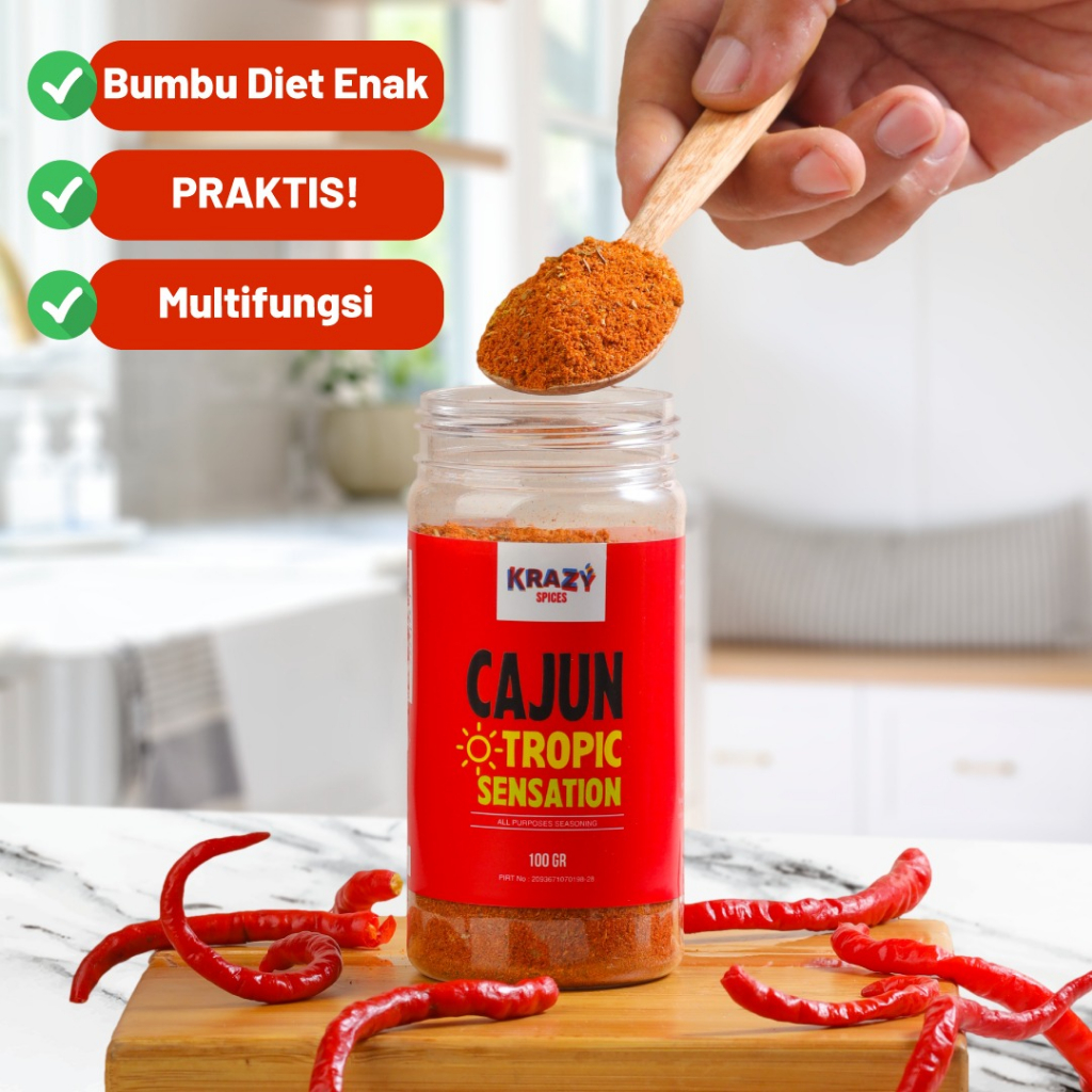 Jual KRAZY Spices Bumbu Diet Marinasi Dry Rub 100 gr | Shopee Indonesia