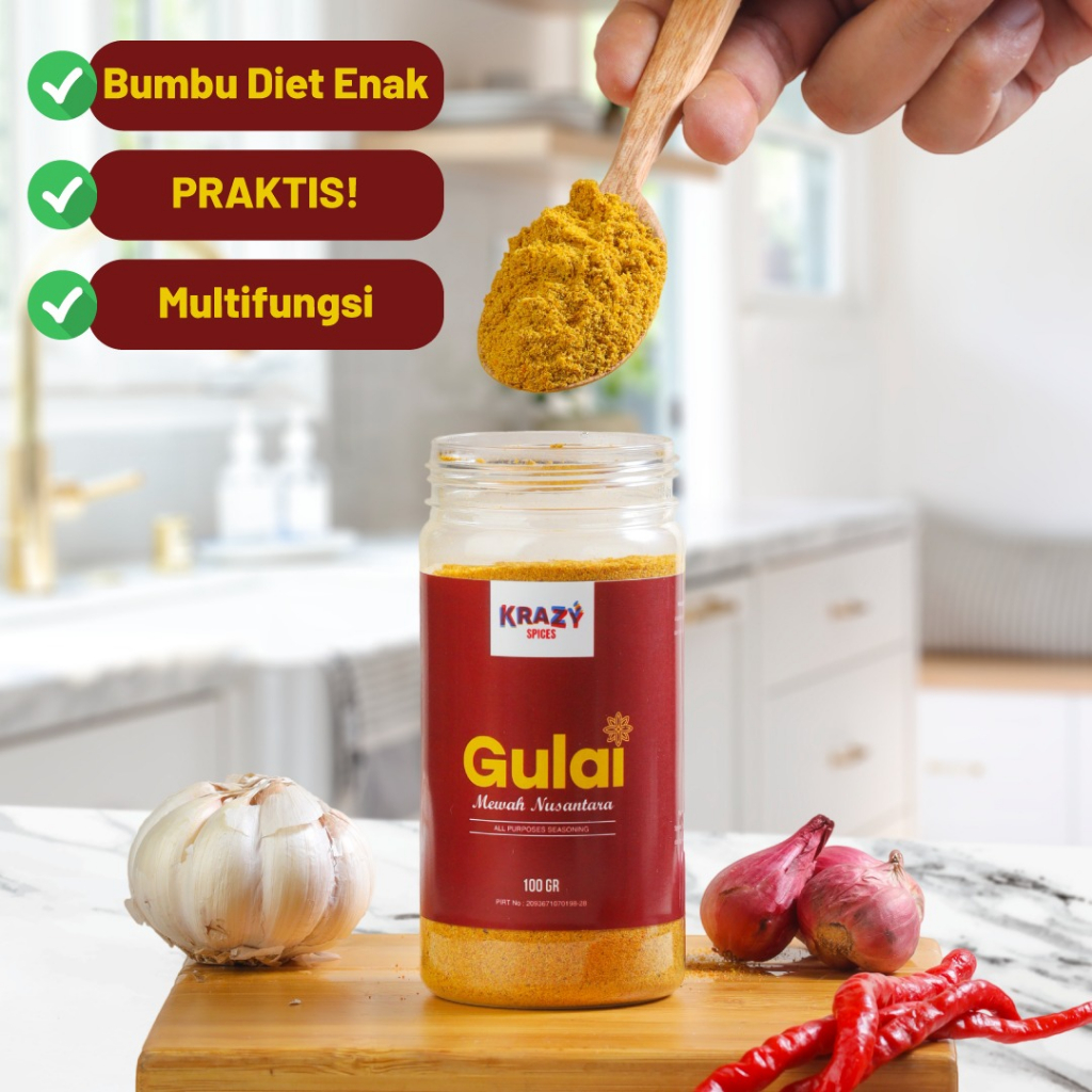 Jual KRAZY Spices Bumbu Diet Marinasi Dry Rub 100 gr | Shopee Indonesia