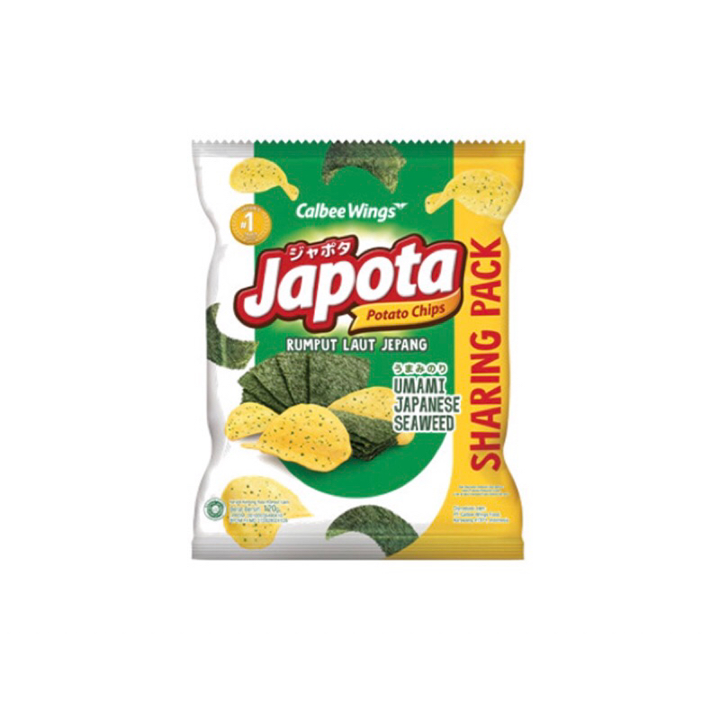 Jual Snack japota potato chips 120g umami japanese seaweed | Shopee ...