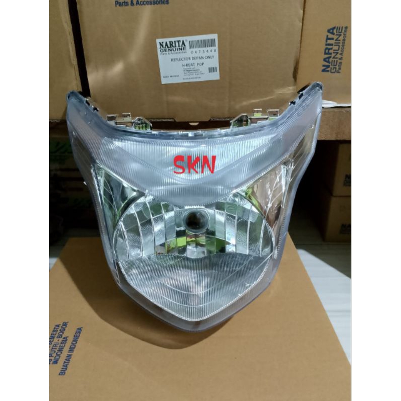 Jual REFLEKTOR LAMPU DEPAN BEAT POP | Shopee Indonesia