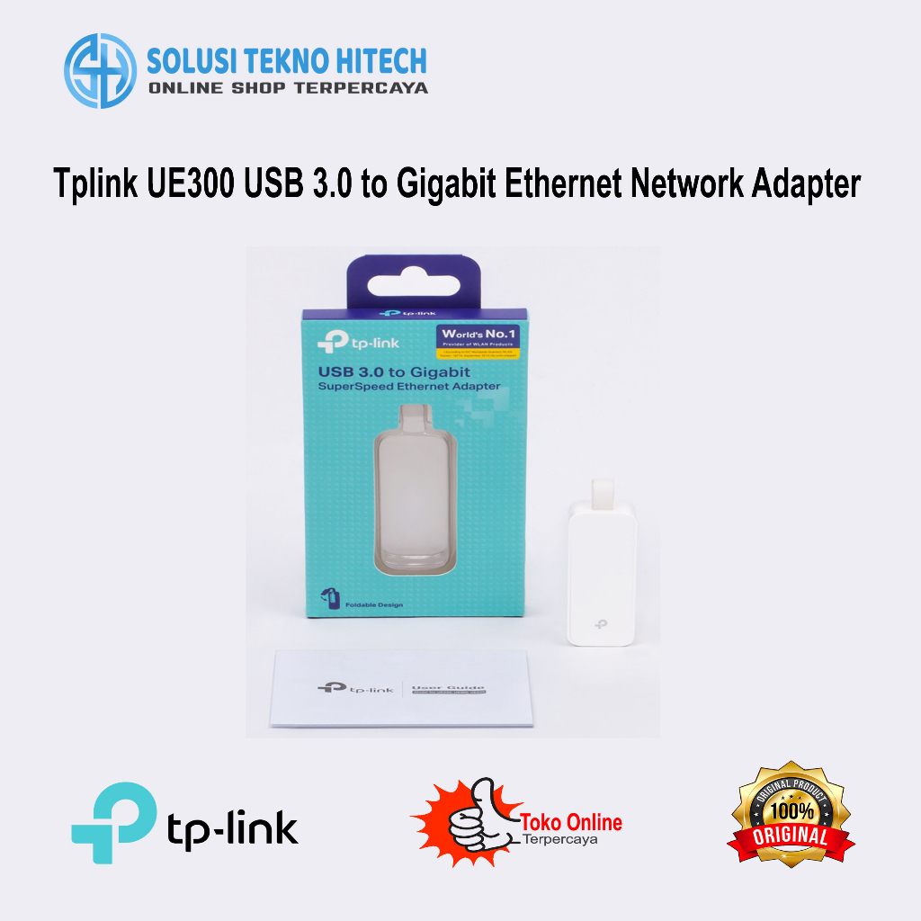 Jual Tp-Link Tplink UE300 USB 3.0 to Gigabit Ethernet Network Adapter | Shopee Indonesia