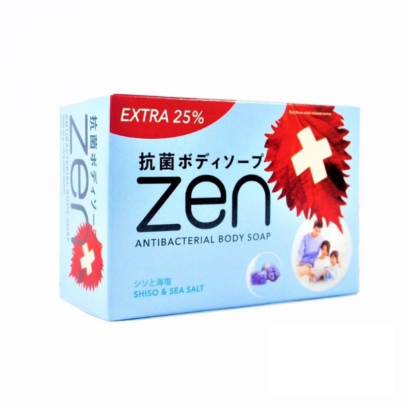 Jual SABUN ANTIBACTERIAL ZEN SABUN BATANG ISI 4 JAPANESE RED SHISO ...