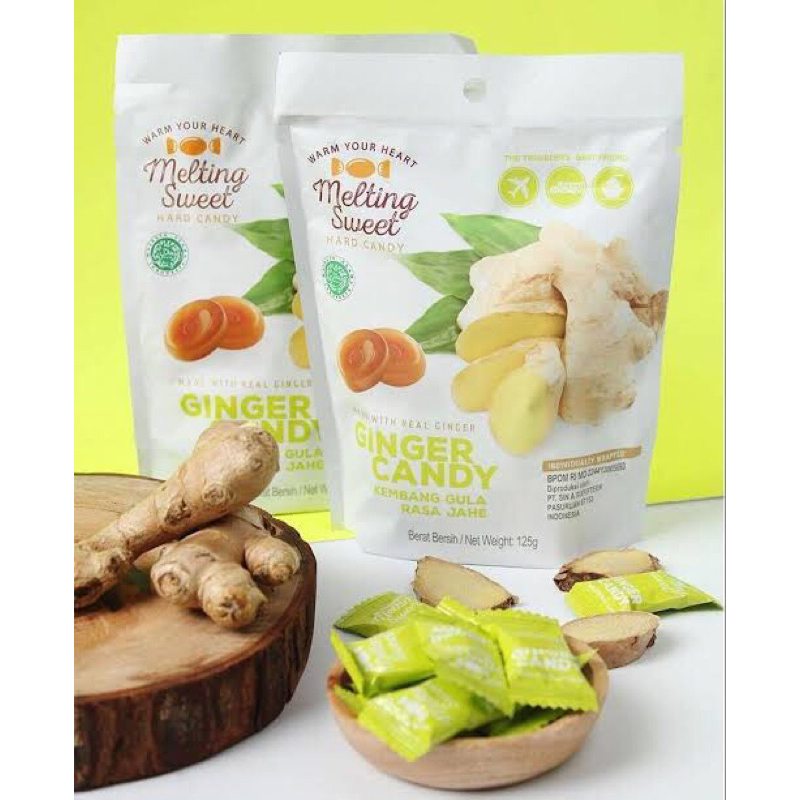 Jual MELTING SWEET HARD CANDY PERMEN 125 gram / PERMEN JAHE / PERMEN ...