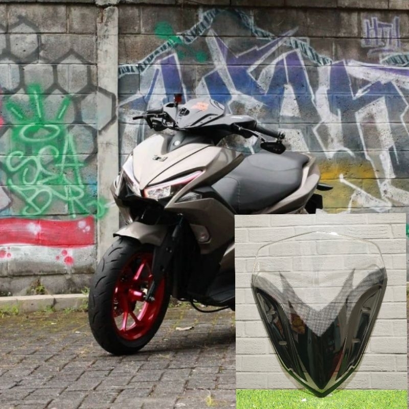 Jual Visor variasi yamaha aerox old model standar bahan aklirik pnp ...