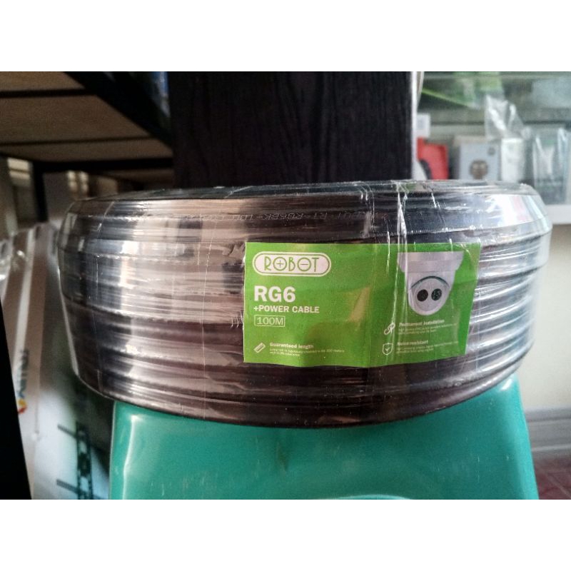 Jual Kabel CCTV RG6 + Kabel Power 100 meter Cocok untuk indoor/outdoor ...