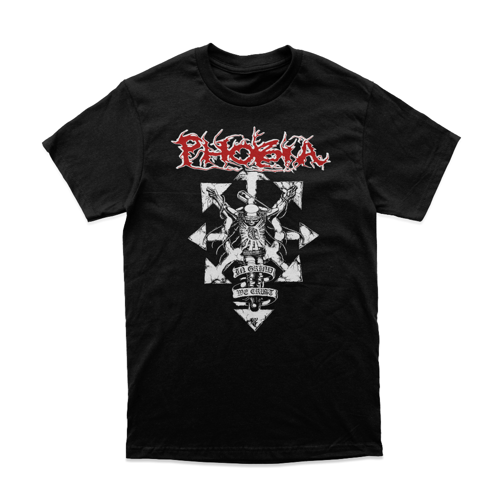 Jual Kaos Tshirt Baju Band Phobia "In Grind We Crust" Merchandise ...