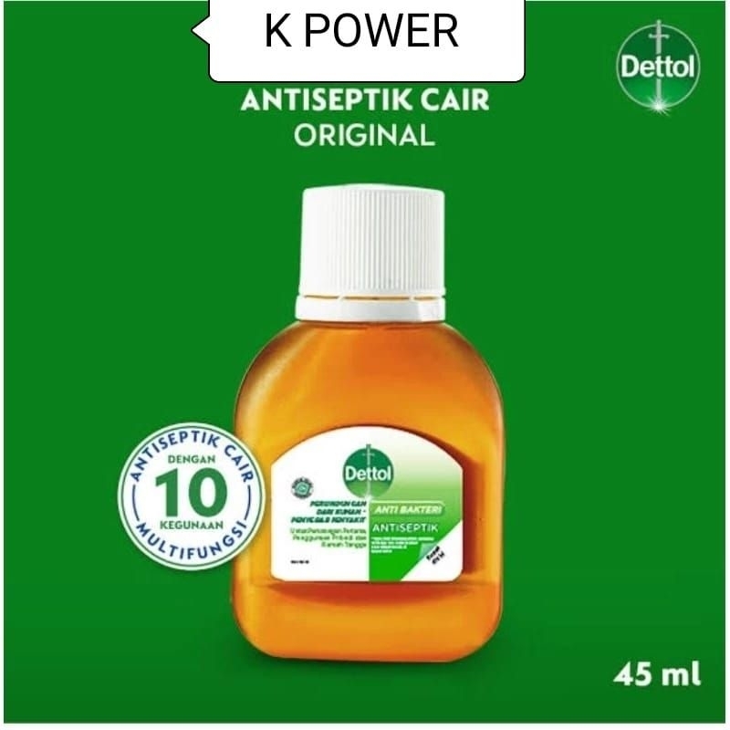Jual Dettol Antiseptic Liquid Cair 45ml / Cairan Antiseptik ...