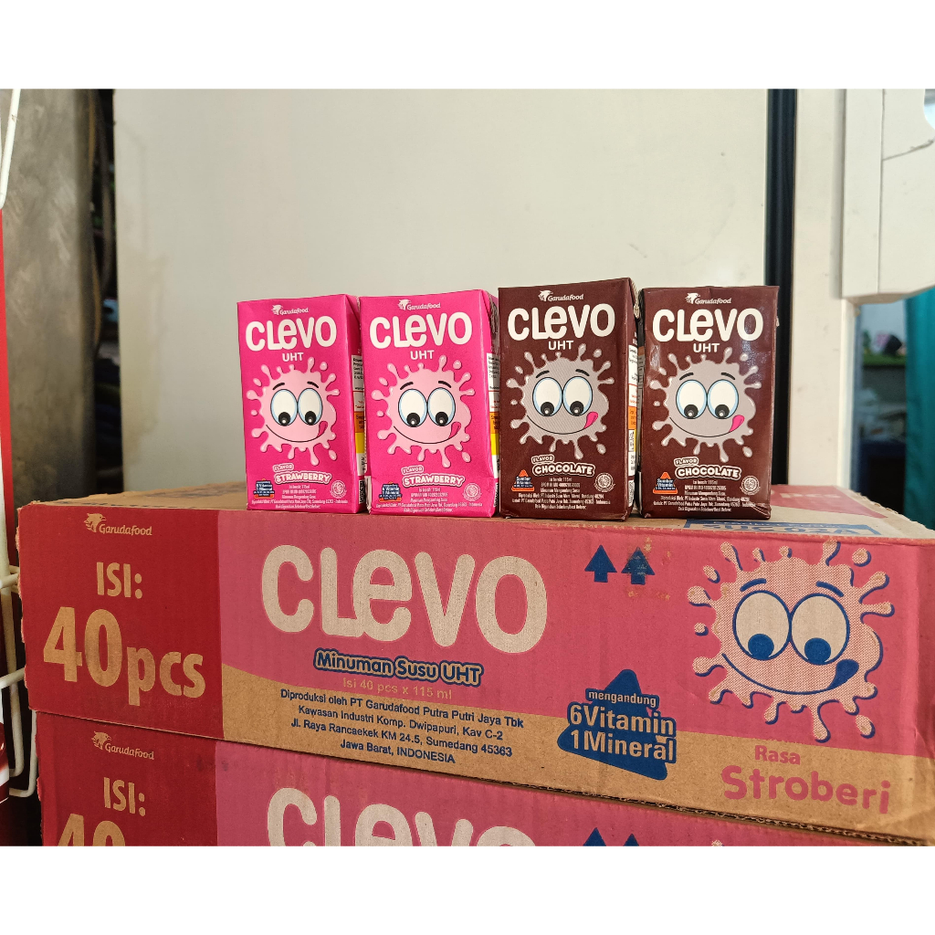 Jual susu uht clevo 115ml | Shopee Indonesia