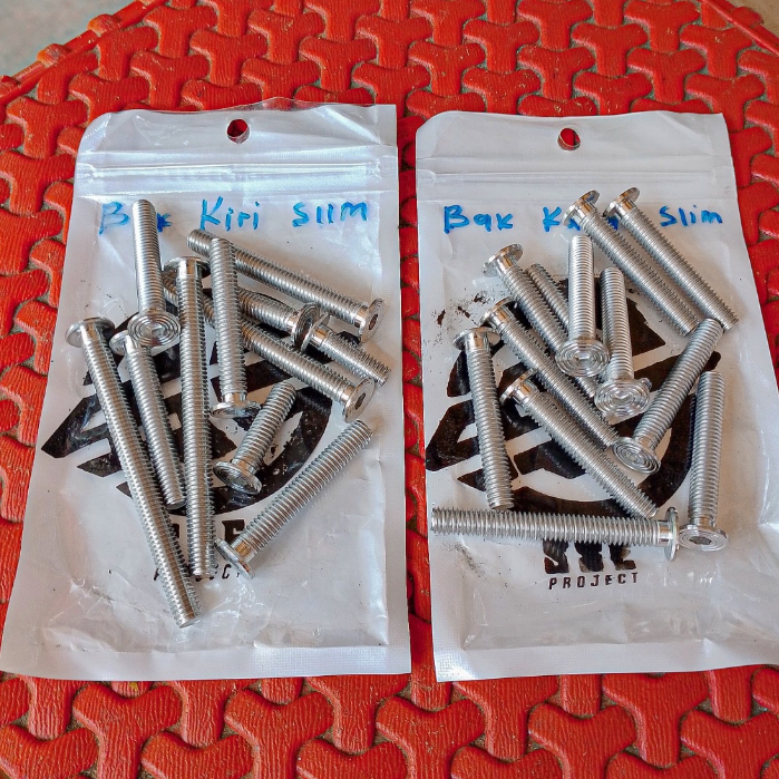 Jual baut L slim tipis bak kopling & bak magnet mesin CB GL MP tiger stainless minimalis ...