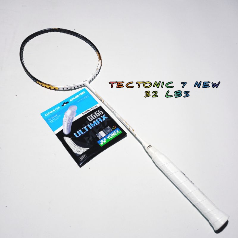 Jual RAKET LI-NING TECTONIC 7 COMBAT HEAD HEAVY 32 LBS | Shopee Indonesia