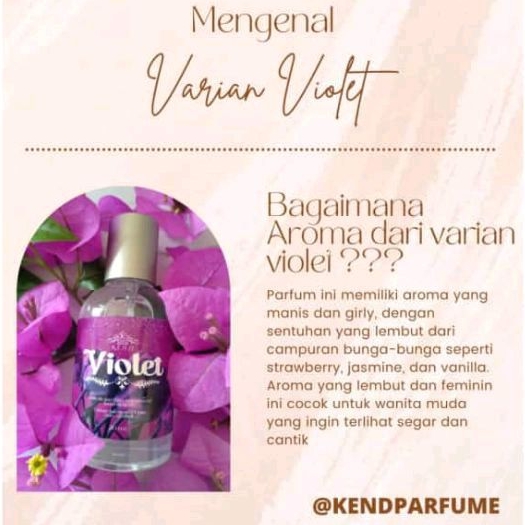 Jual PARFUM VIOLET BY KEND | Shopee Indonesia