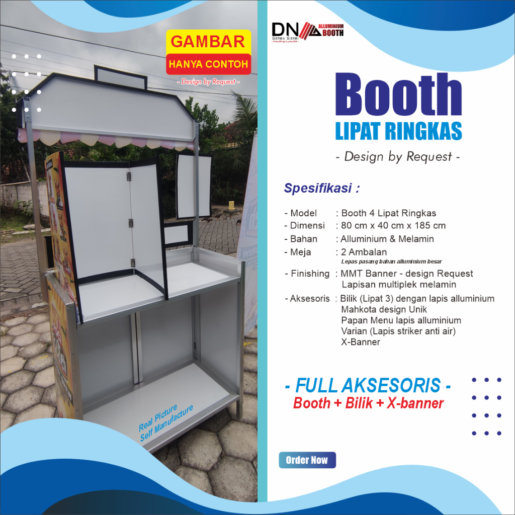 Jual MG l Booth Lipat/Meja Lipat Alluminium/Fullset [MURAH] | Shopee ...