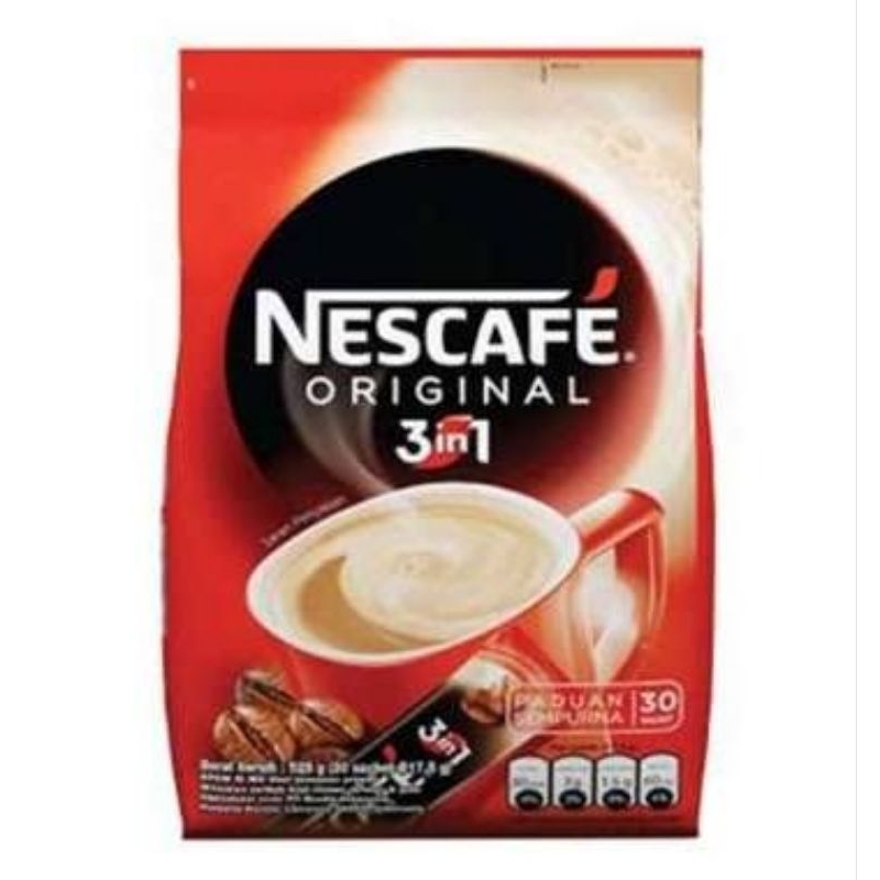Jual Nescafe 3in1 3 in 1 isi 30 sachet x 17.5 gr | Shopee Indonesia
