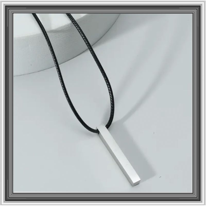 Jual KALUNG MODEL TALI HITAM LIONTIN BALOK PRIA DAN WANITA MODEL ...