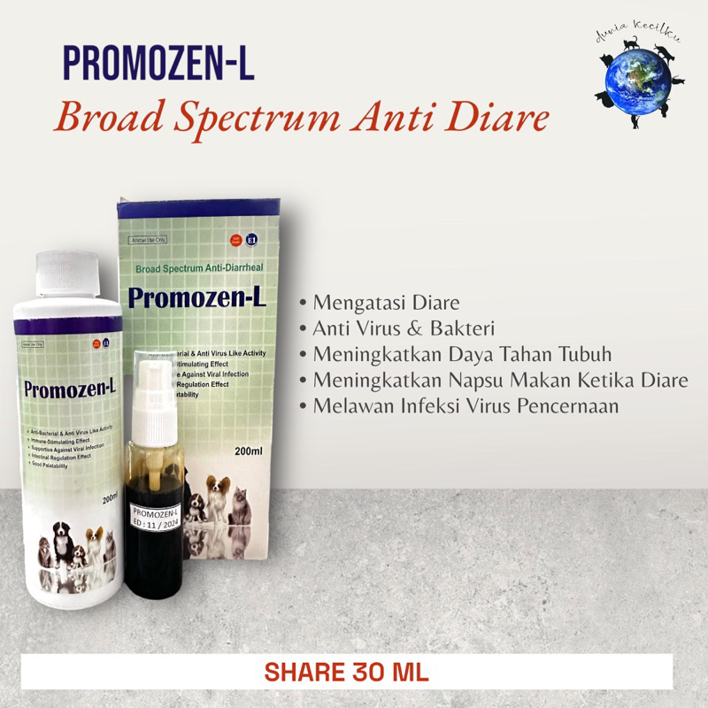 Jual Promozen L Obat Anti Diare / Bakteri / Virus / Infeksi Pencernaan ...