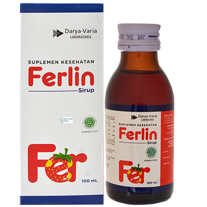 Jual FERLIN SIRUP 100 ML VITAMIN DAN ZAT BESI UNTUK ANAK RASA ...