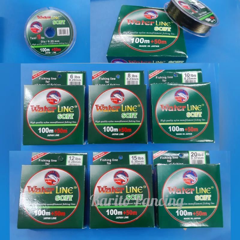 Jual SENAR PANCING NILON WATERLINE SOFT GOLDEN FISH | Shopee Indonesia
