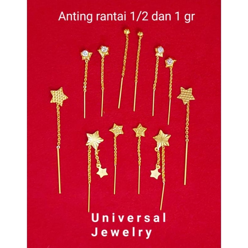 Jual Anting Rantai Medan Emas Muda | Shopee Indonesia