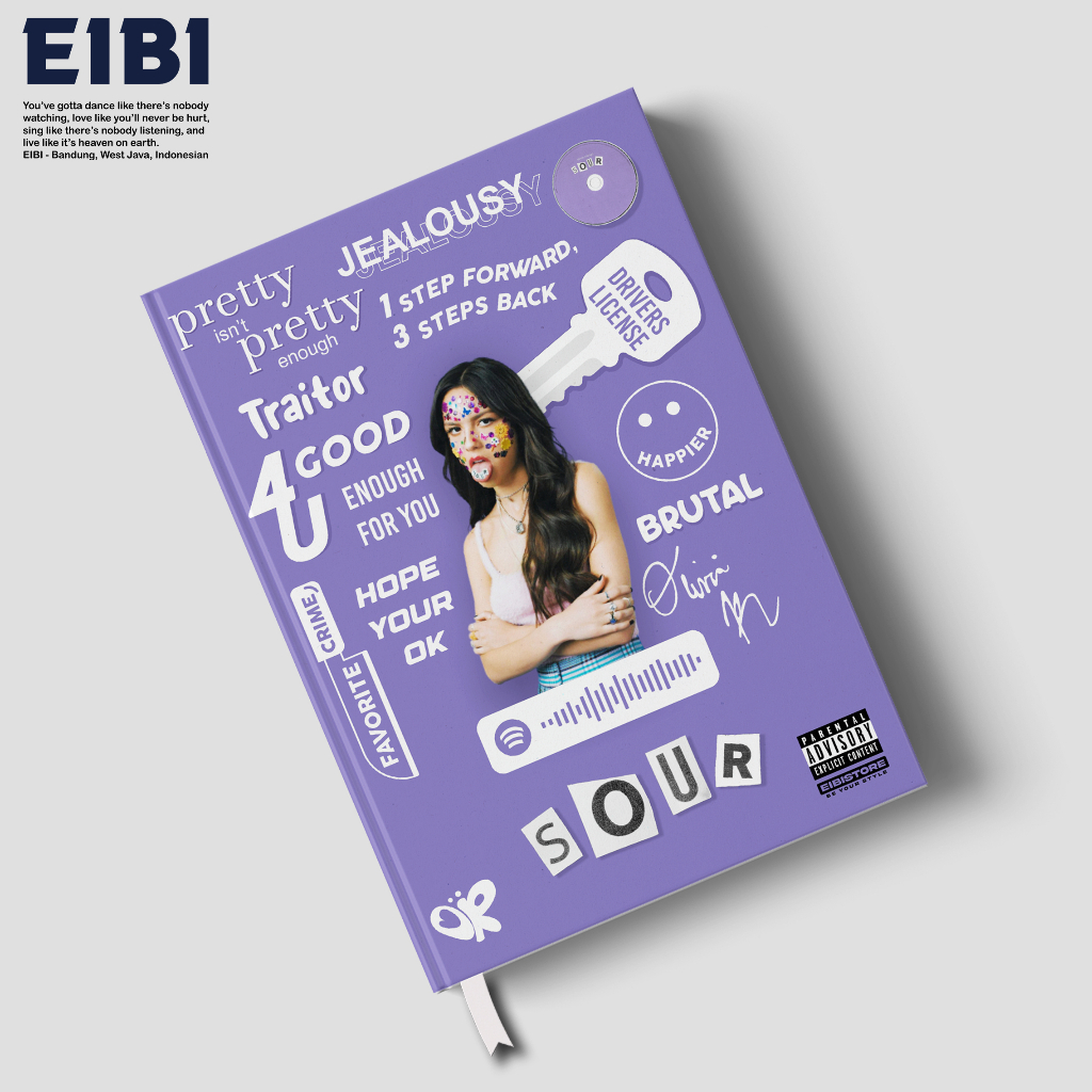 Jual Eibibook Buku Tulis Catatan Notebook Hardcover Olivia Rodrigo ...