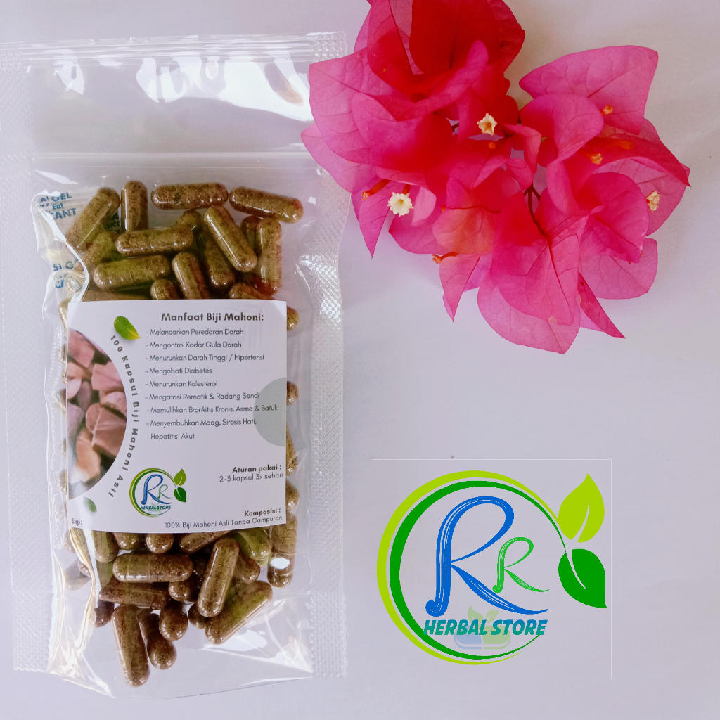 Jual 100 Kapsul Biji Mahoni Herbal Asli | Shopee Indonesia