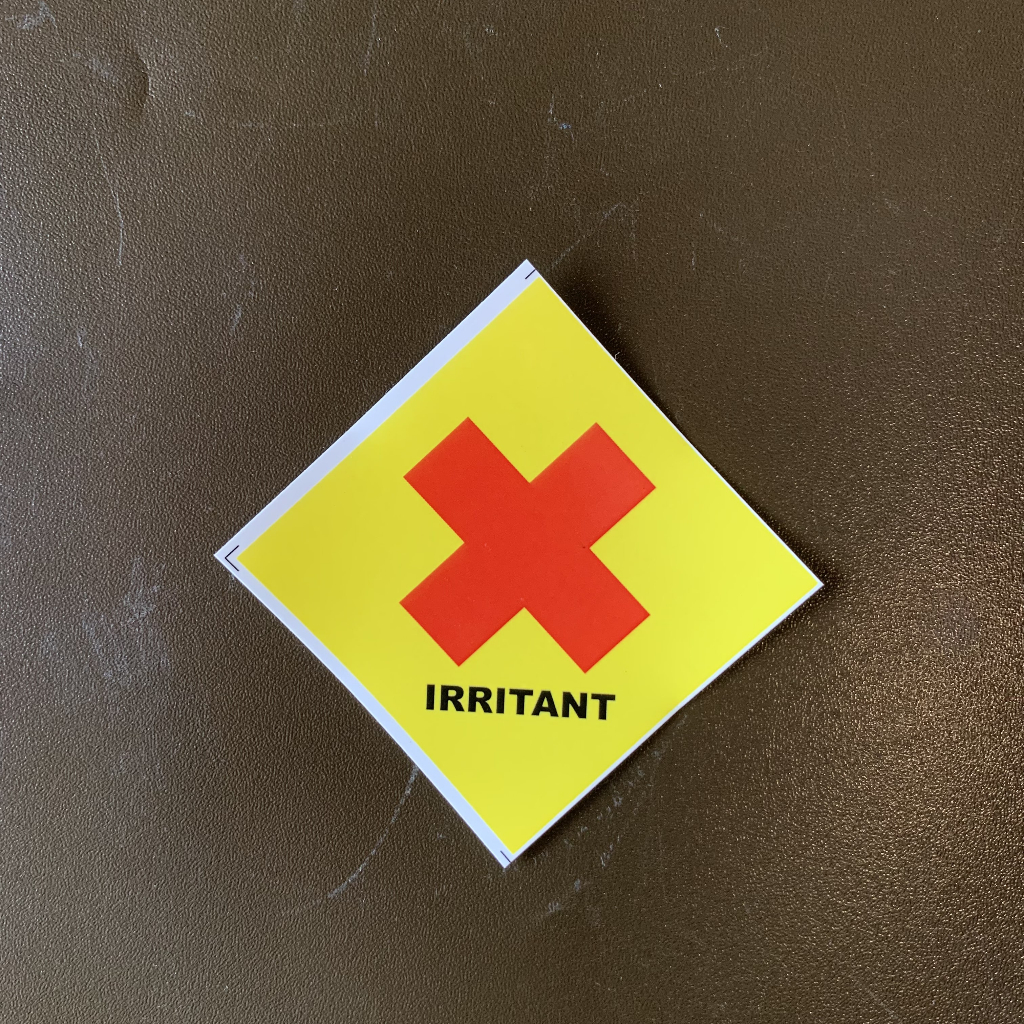 Jual Stiker Hazard | Stiker Simbol Limbah B3 | Sticker Symbol Hazard ...