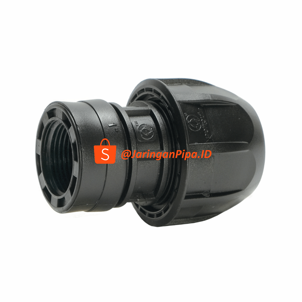 Jual Fitting HDPE Female Thread Adaptor 1/2" Inch (20mm) | Shopee Indonesia