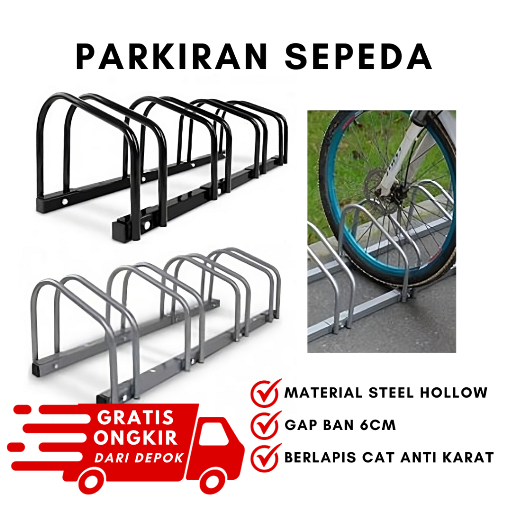 Jual TEMPAT PARKIR SEPEDA / BIKE RAK STAND / PARKIRAN SEPEDA OUTDOOR ...