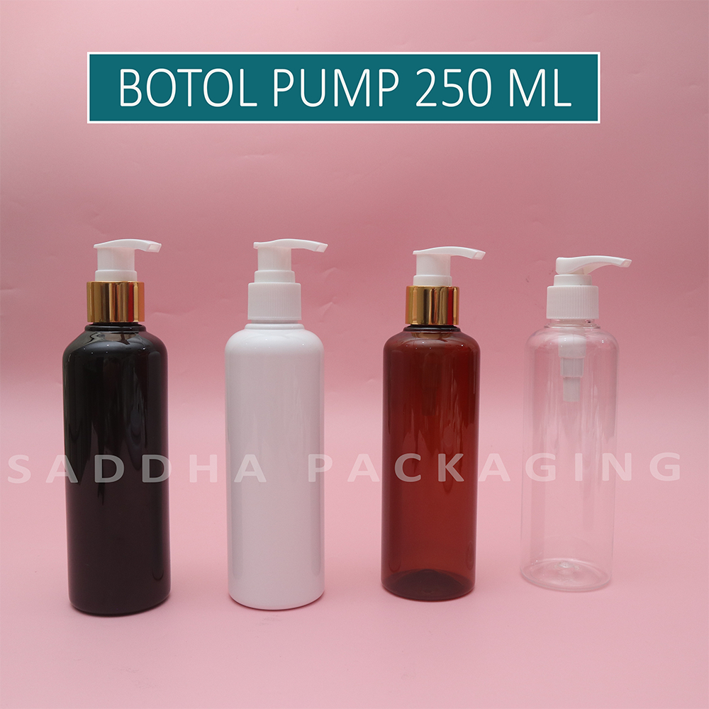Jual Botol Pump Lotion 250ml PET / Botol Sabun 250 ml / Botol Shampoo / BOTOL ISI ULANG / BOTOL ...