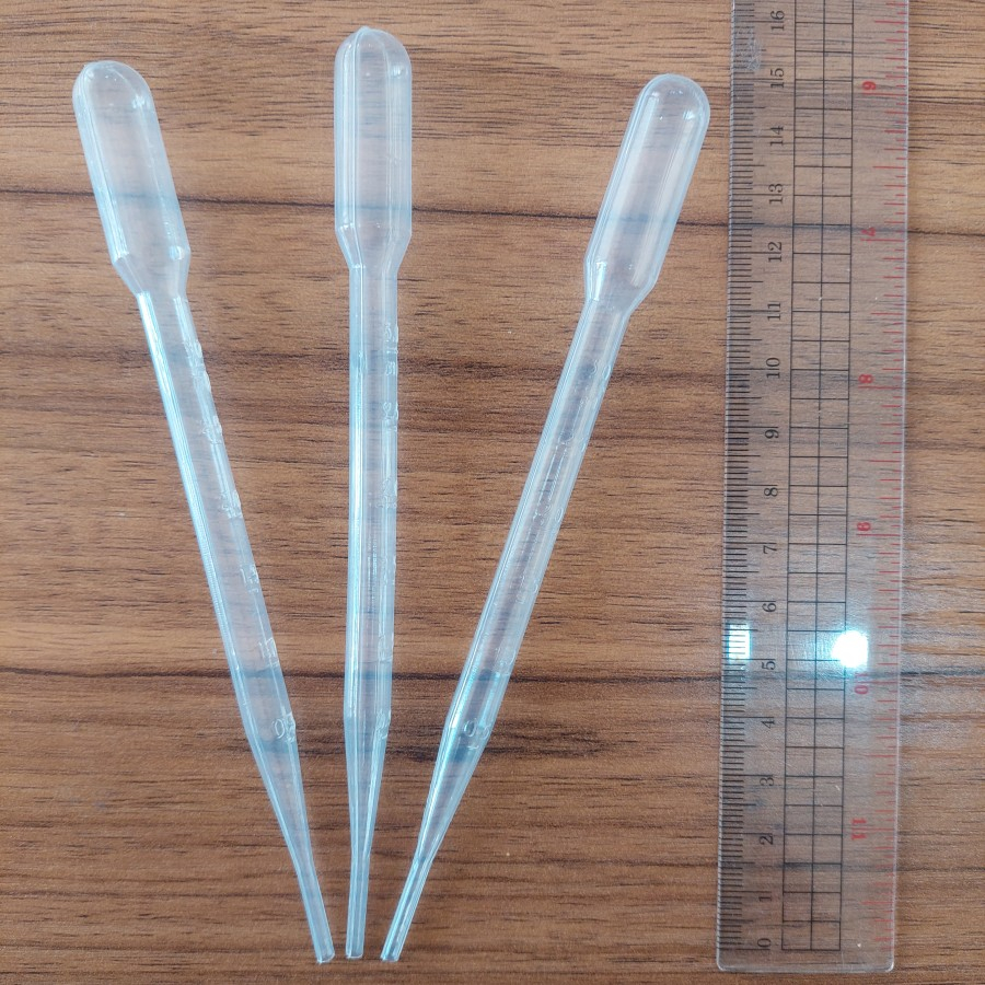 Jual Pipet Plastik 3 ml / Disposable Pipette 3 ml / Pipet tetes 3 ml ...
