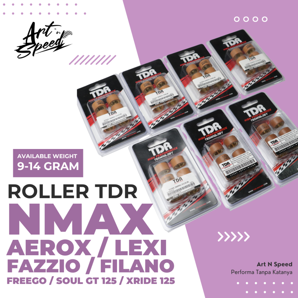 Jual ROLLER TDR NMAX / AEROX / LEXI / FAZZIO / FILANO / FREEGO | Shopee ...