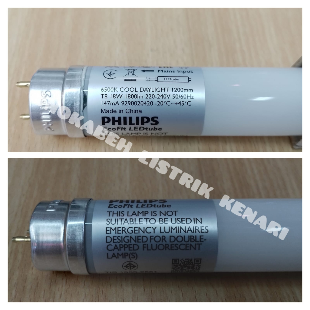 Jual Lampu TL T8 LED Philips 18w TL Ecofit 18w 120cm Cooldaylight 6500k | Shopee Indonesia