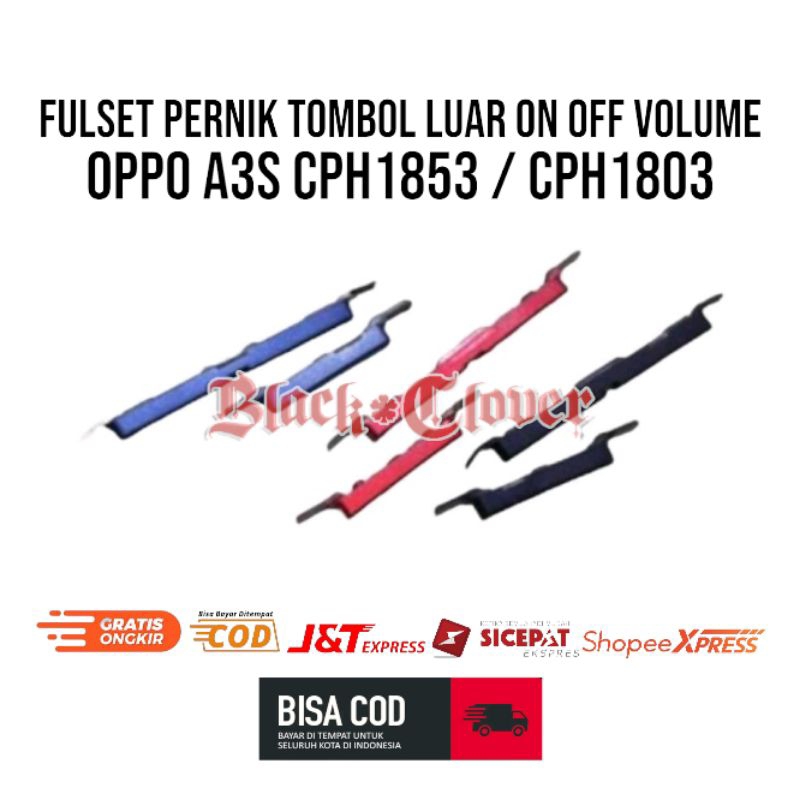 Jual Pernik Tombol Luar On Off Volume Oppo A3S CPH1853 | CPH1803 Rubber ...