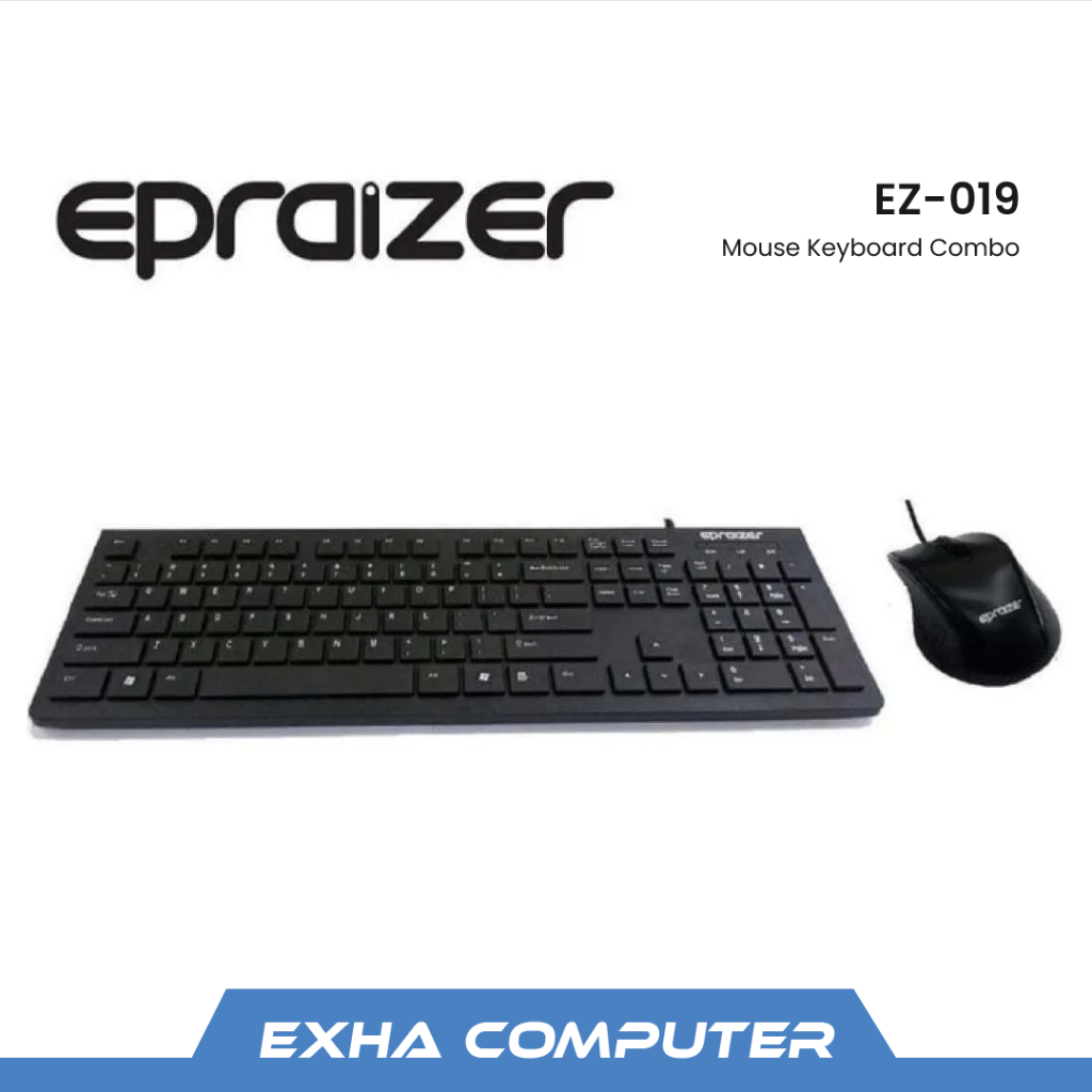 Jual Keyboard Mouse Epraizer EZ019 - Bundle Keyboard dan Mouse | Shopee ...