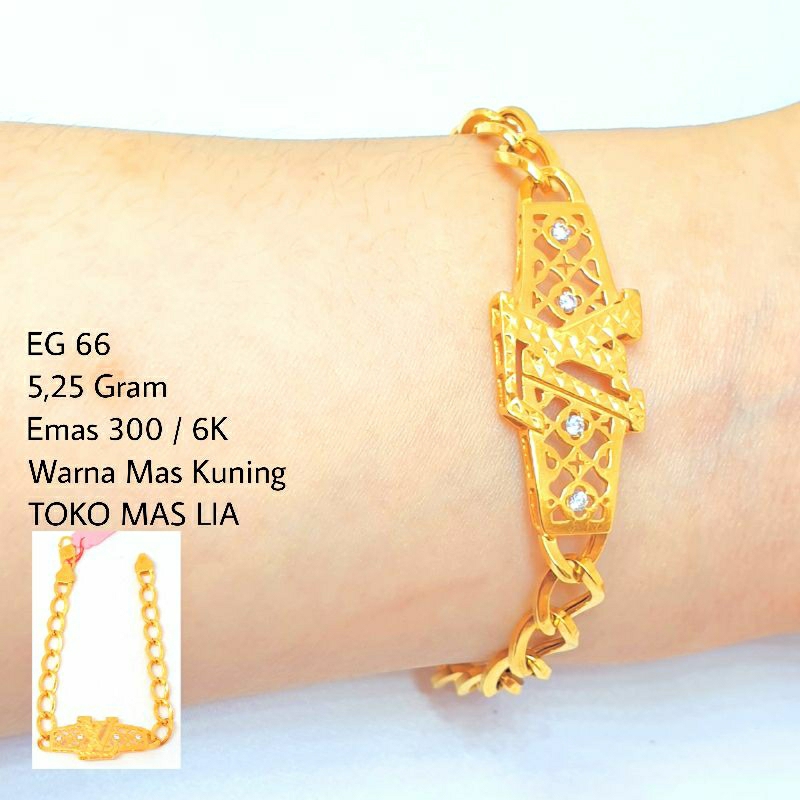 Jual Gelang Tangan EMAS ASLI Kadar 300 - 375 ( TOKO MAS LIA GOLD BEKASI ...