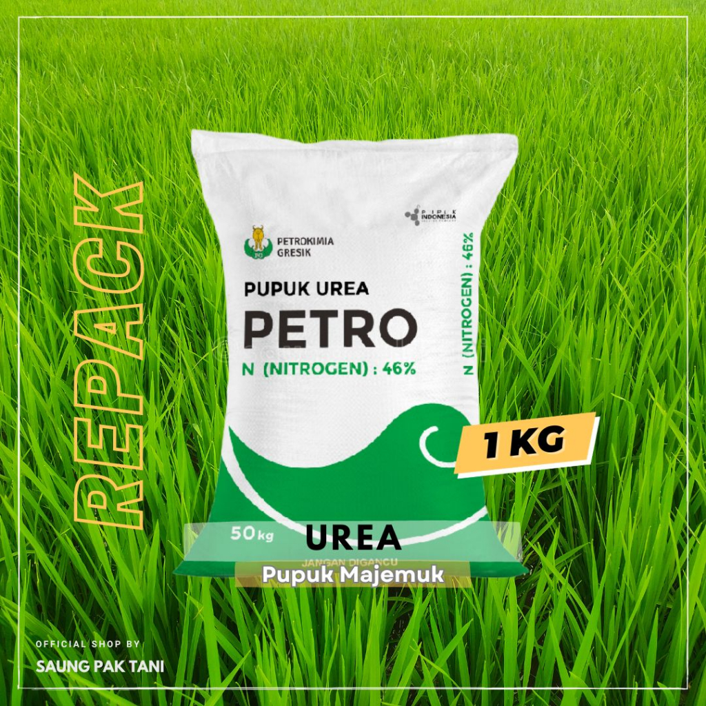 Jual Pupuk UREA PETRO Original Kemasan Repack 1 kg | Shopee Indonesia