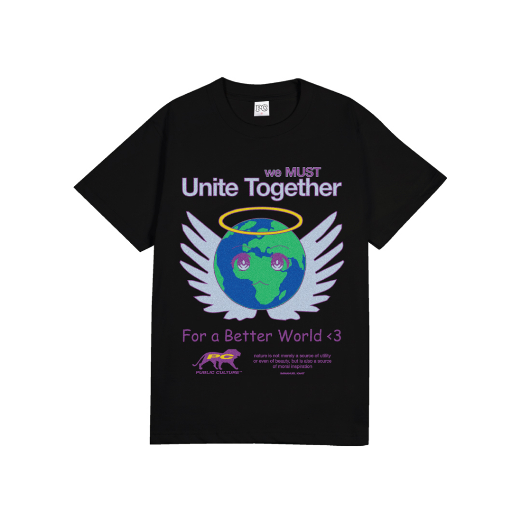 Jual Public Culture - Unity Tee - Black | Shopee Indonesia