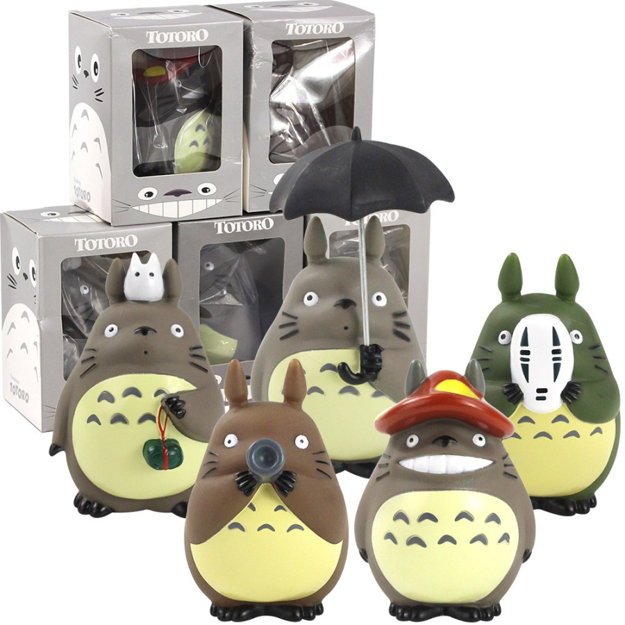 Jual Figure My Neighbor TOTORO SPIRITED AWAY Topper Cake Hiasan Mobil ...
