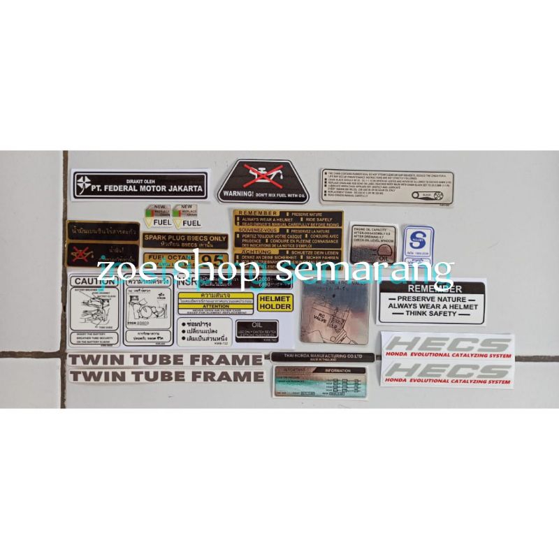 Jual sticker pelengkap Honda NSR 150 R/RR/SP | Shopee Indonesia