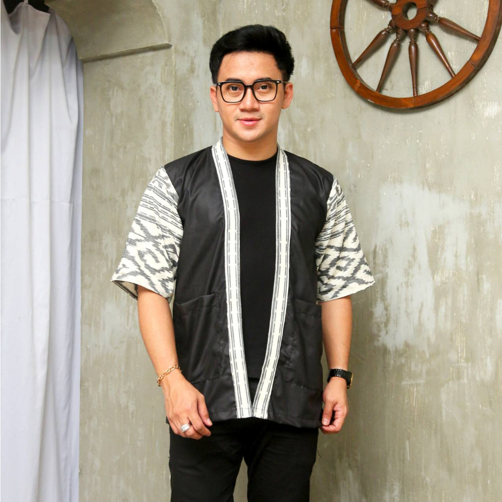 Jual KEISHAN.ID- KIMONO TENUN unisex outer jazz blazer cardigan vest ...
