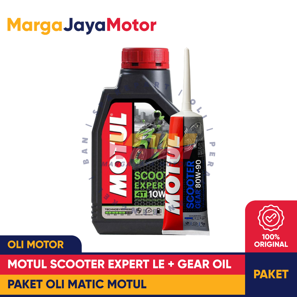 Jual Paket Oli Motul Scooter Expert LE 10W-40 1L + Motul Gear Oil 120ml ... Jual Paket Oli Motul Scooter Expert LE 10W-40 1L + Motul Gear Oil 120ml ...